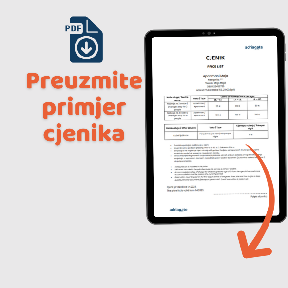 Kako odrediti cijene i kreirati cjenik za smještaj? - PRIJATELJ VAŠE ...