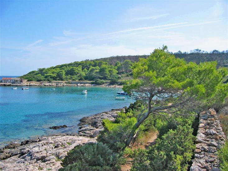 Zaglav strand - Milna, ön Vis | Stränder i Kroatien